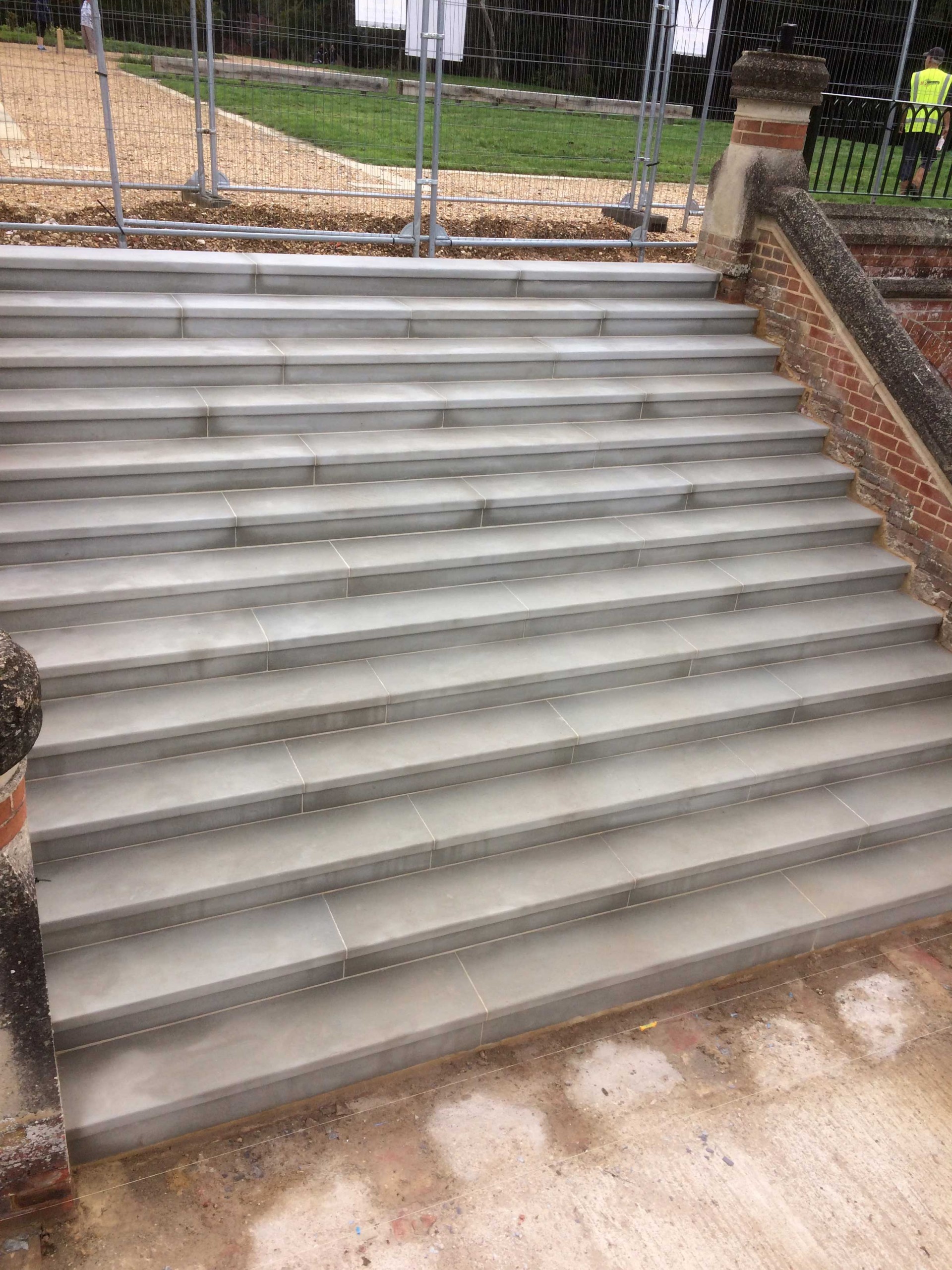 Staunton Country Park Steps Restoration | Shepherd and Grantham Stonemasons